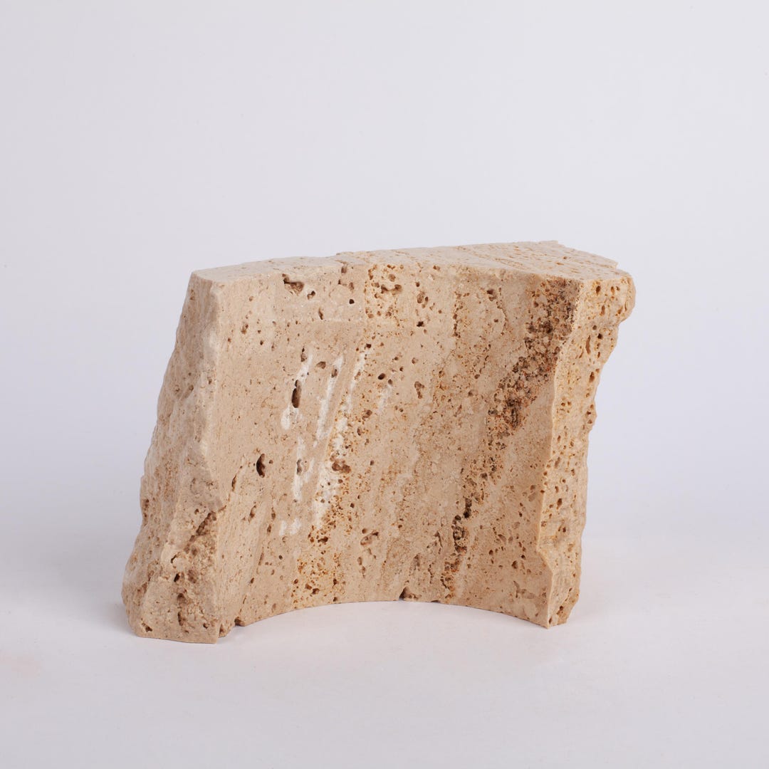 Natural Travertine Piece, Travertine Ornament. Travertine Calcite ...