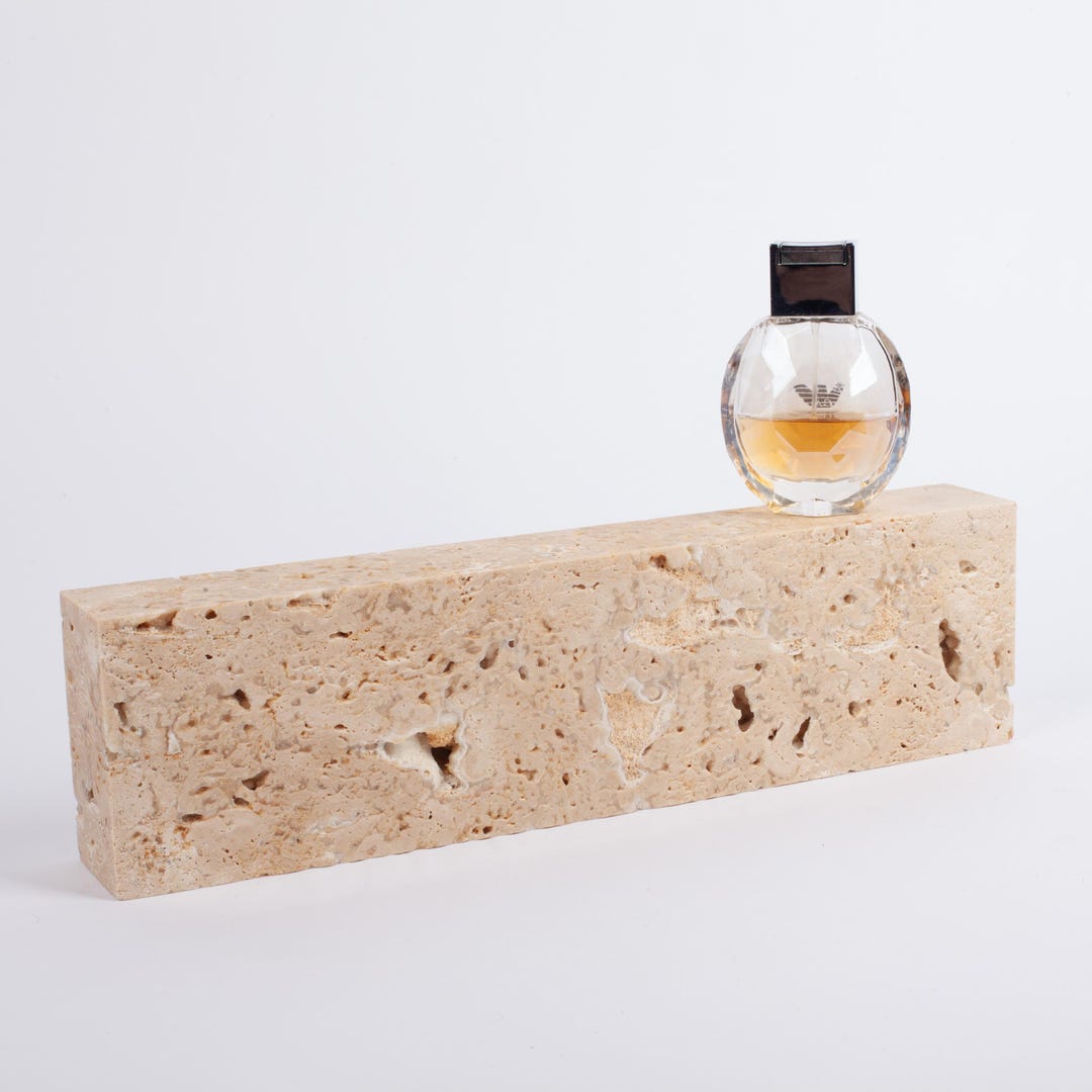 Natural Travertine Rectangle: Stone Photo Prop Display - Etsy