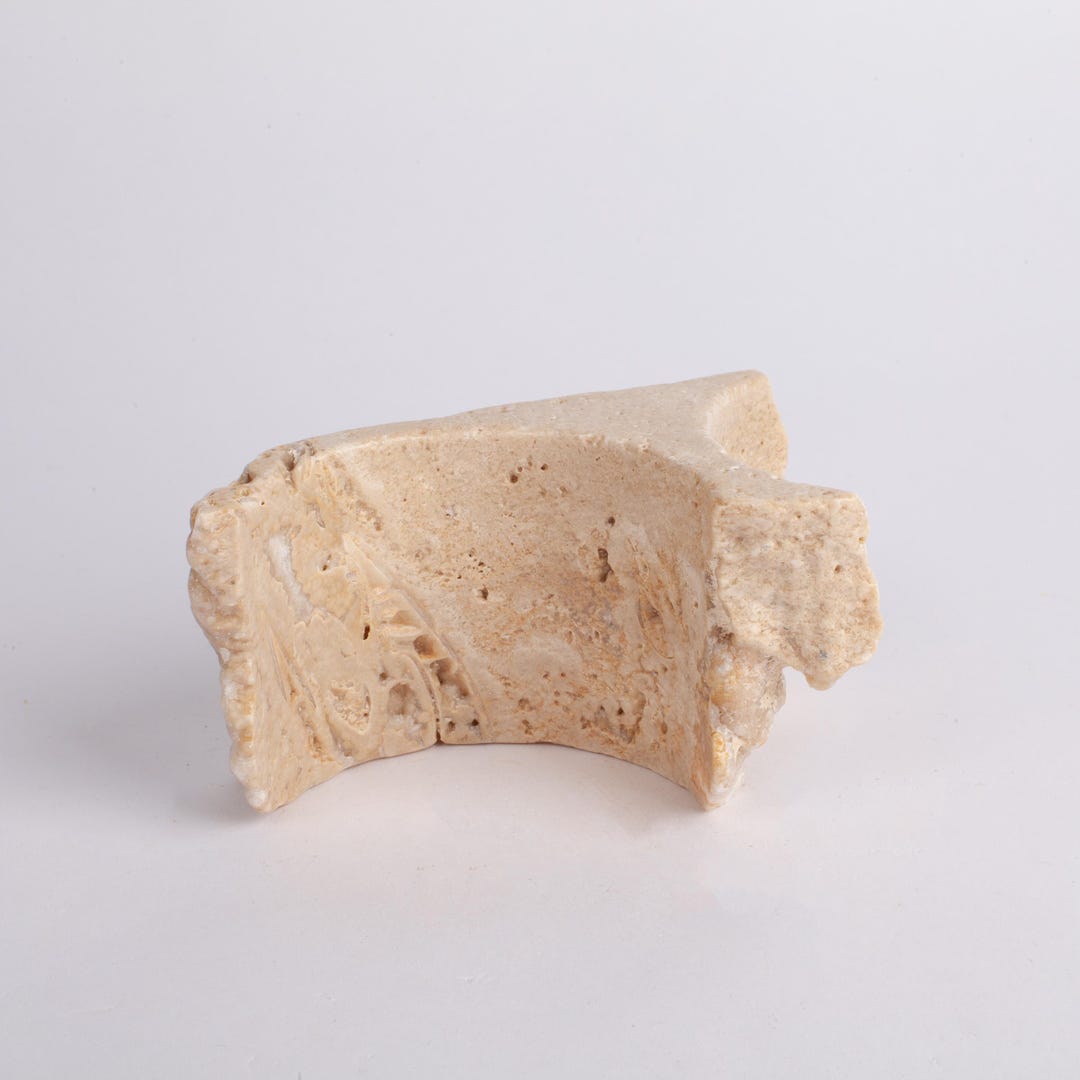 Natural Travertine Piece: Marble Home Decor - Etsy