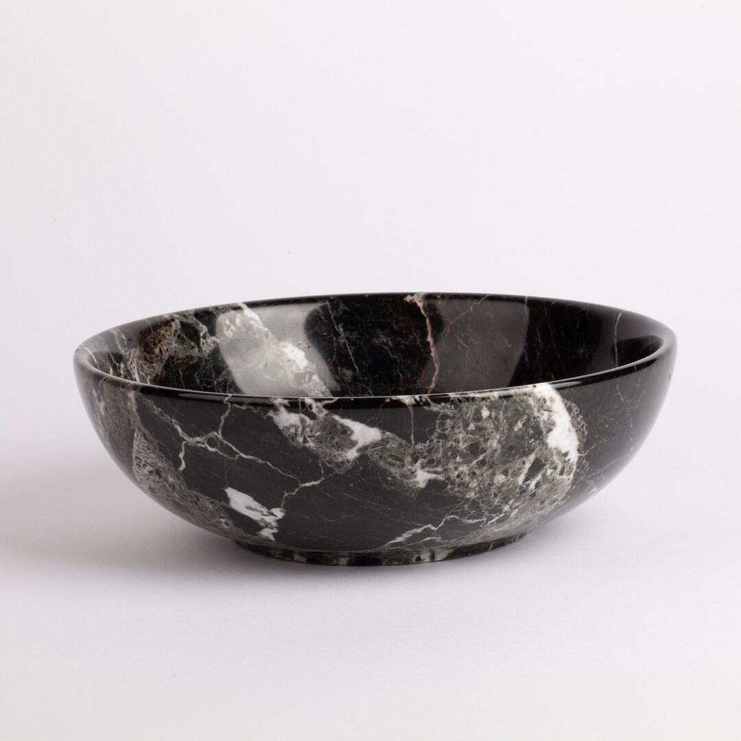 Marble Serving Bowl / Centerpiece / Fruit Bowl / Marble Bowl / Home ...