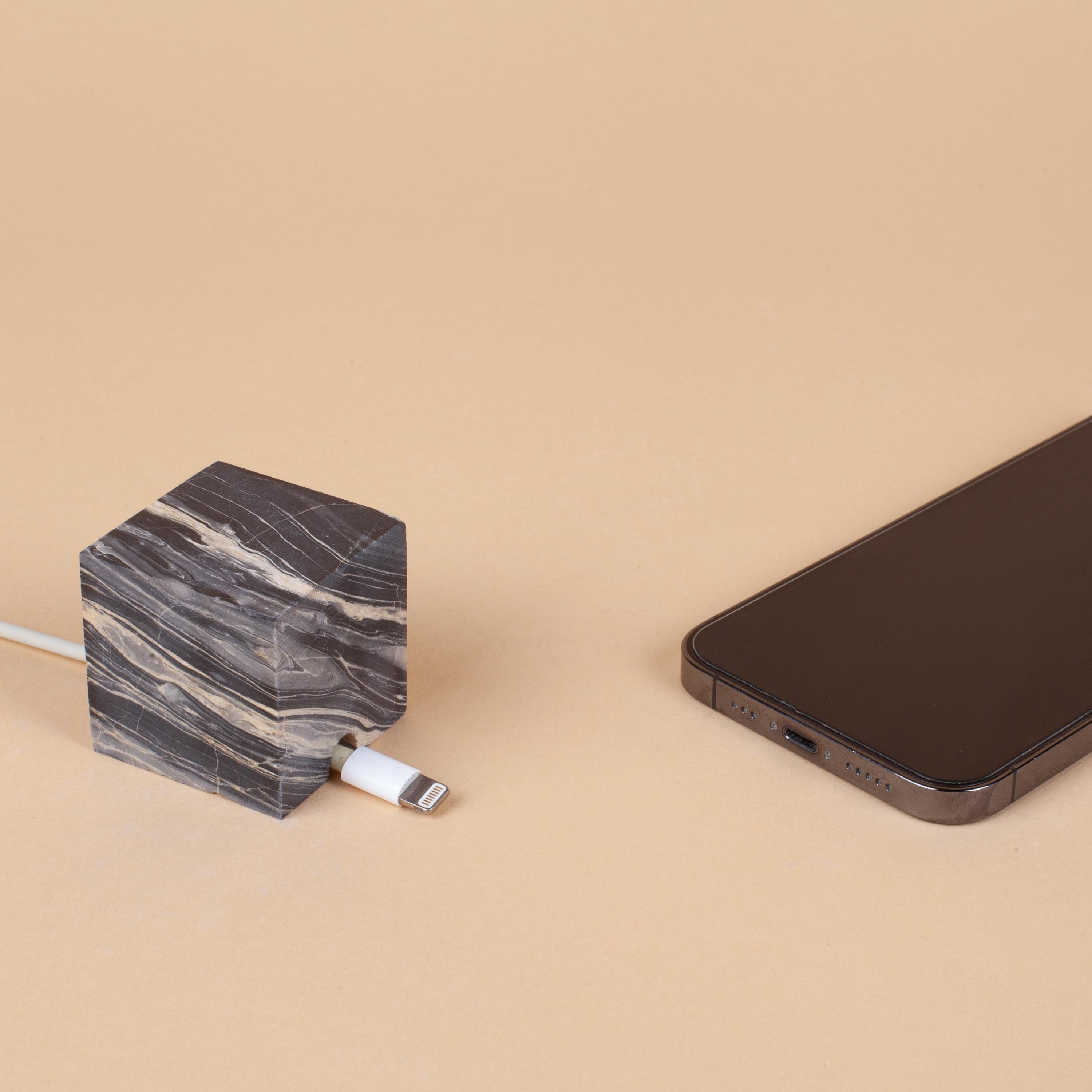 Marble Cable Holder, Charging Cable Organizer, Cable Keeper, Charging ...