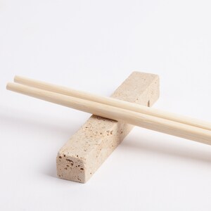 8pcs Beige Travertine Cutlery Rest / Chopstick Rest / Marble Cutlery ...