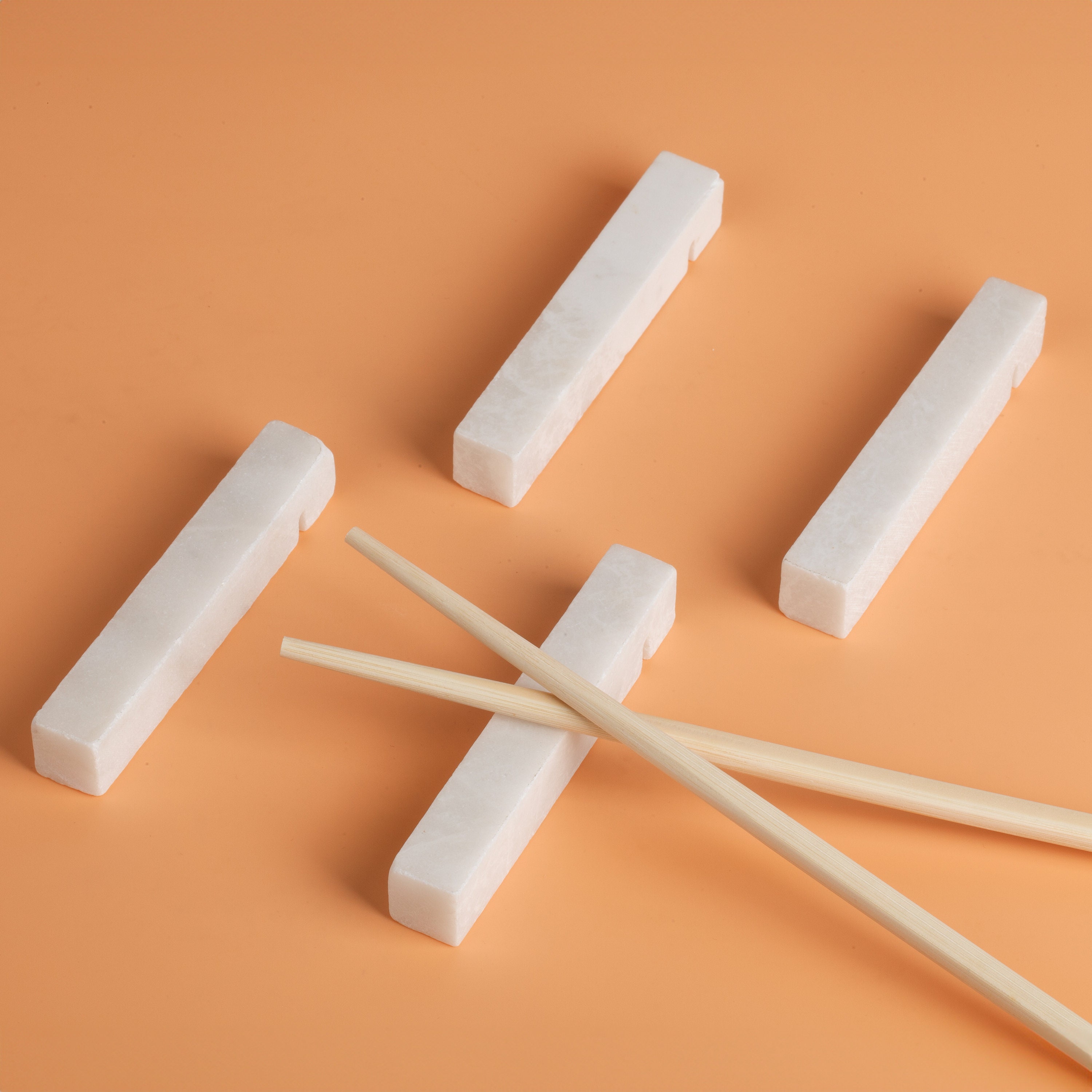 White Marble Cutlery Rest Set 6pcs, Marble Cutlery Rest Set, Marble ...