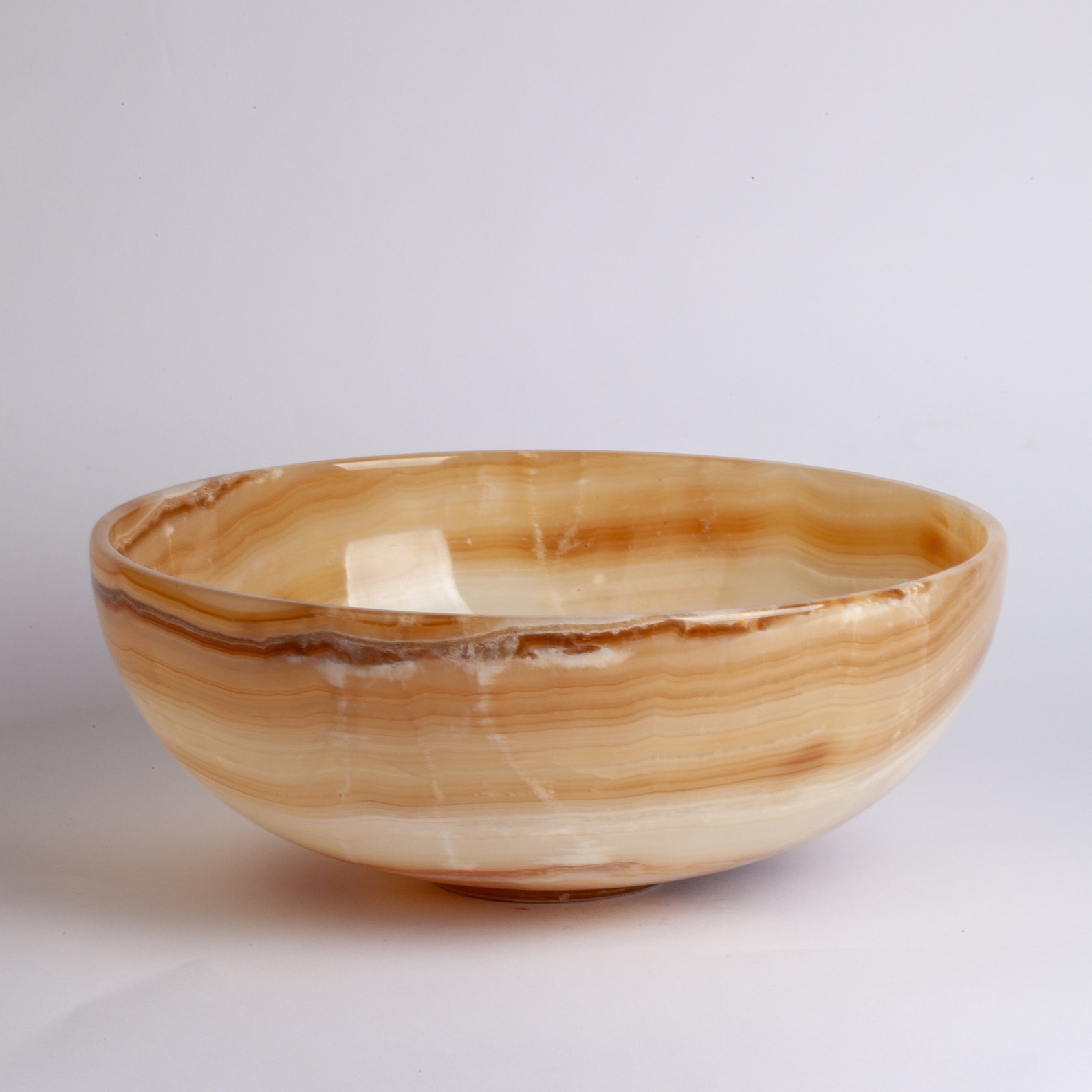 Hand Carved Yellow Alabaster Bowl Natural Stone Home Decoration - Etsy