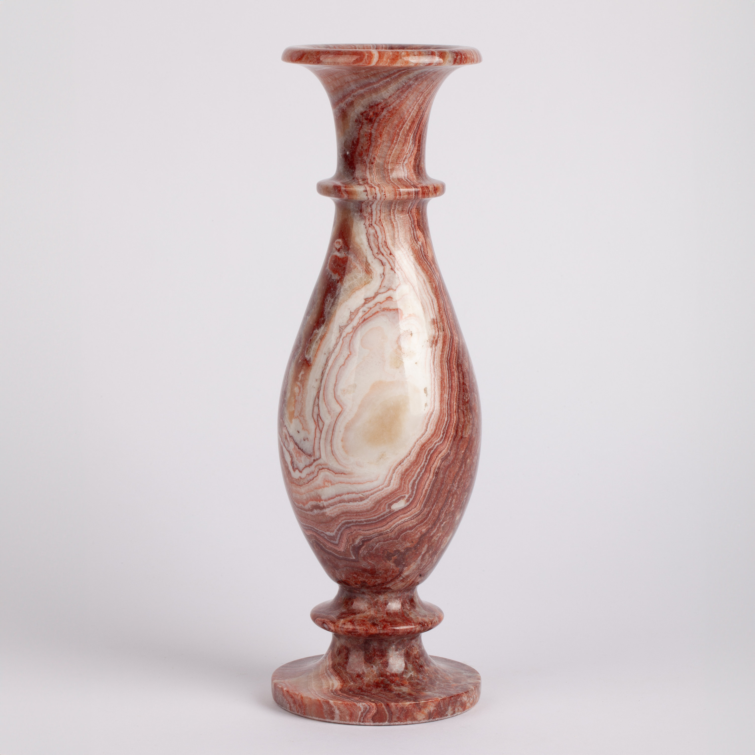Pink, Rose Alabaster Vase, Small Onyx Vase, Hand Carved Onyx, Onyx ...
