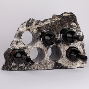 Unique Marble Wine Bottle Holder / Stone Wine Bottle Holder / Stone ...