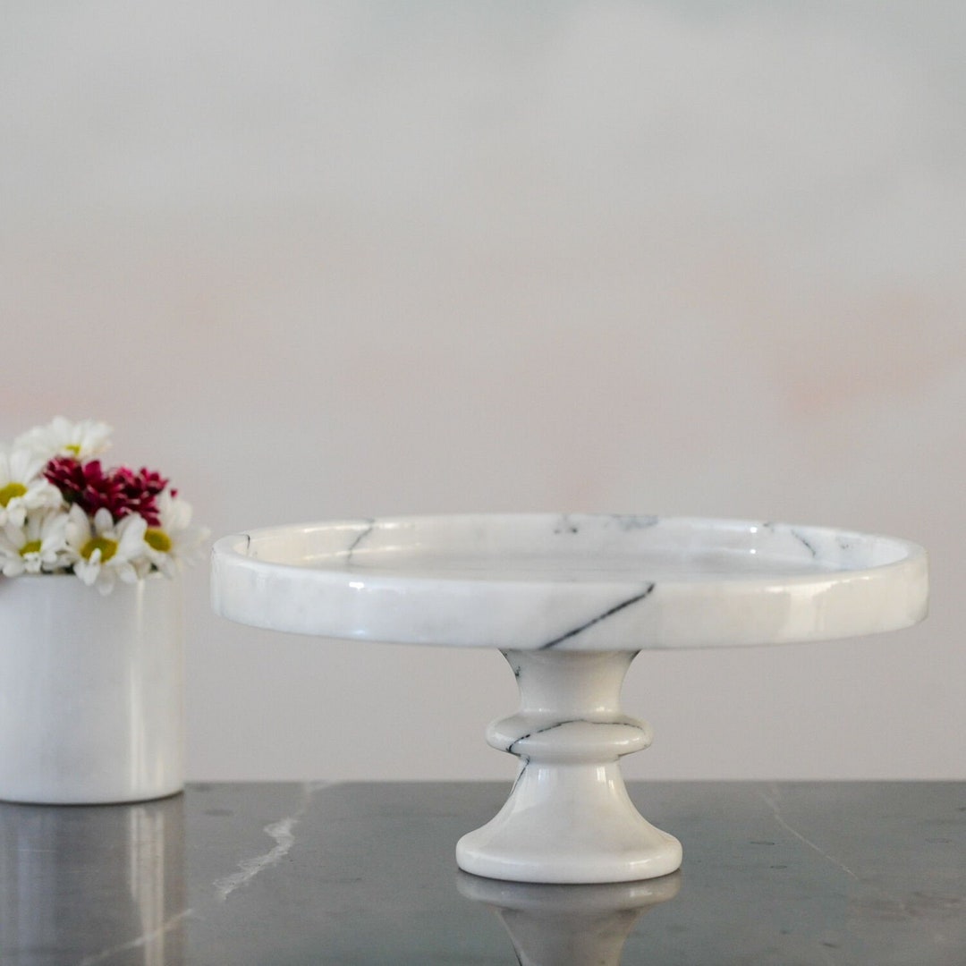 Marble Cake Serving / Pedestal Bowl / Cake Stand / Pedestal Cake Stand ...