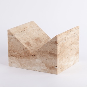 Travertine Bookstand, Marble Bookstand, Beige Travertine Book Holder ...