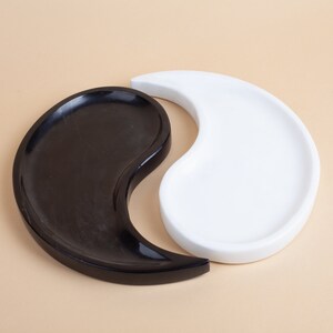 Yin Yang Marble Plate, Yin Yang Plate, Marble Yin Yang, Stone Yin Yang ...
