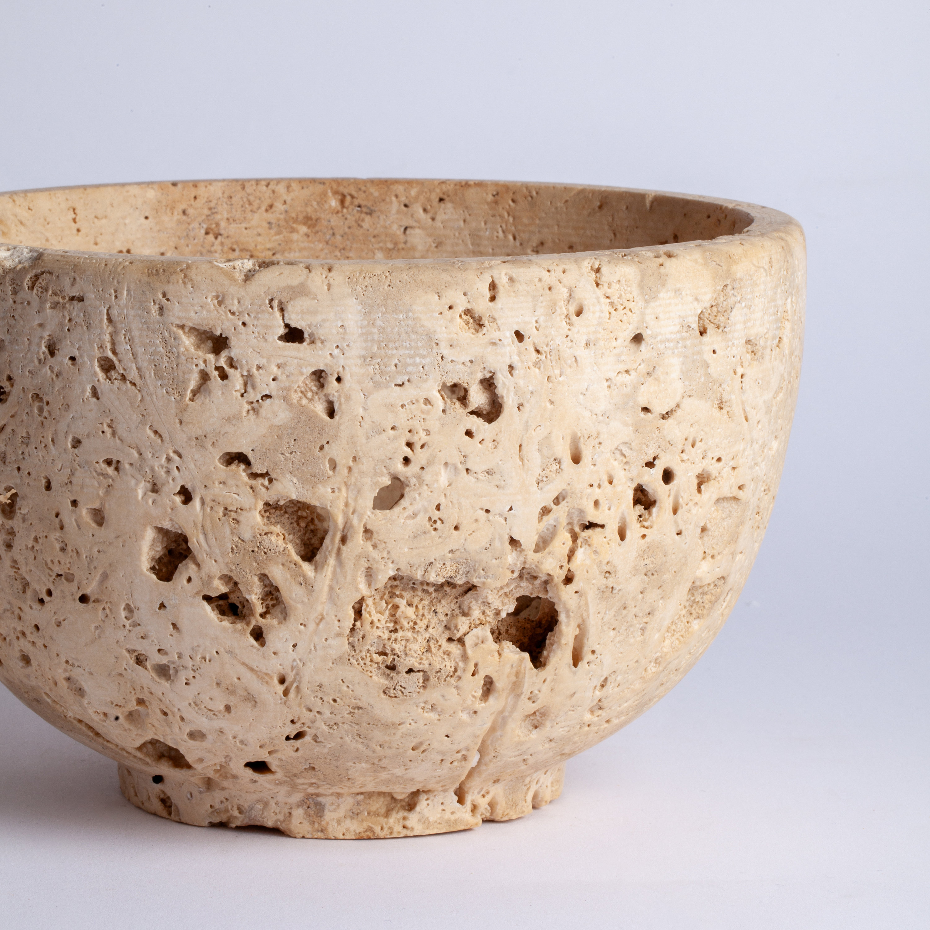 8 20 Cm Travertine Bowl / Natural Stone Bowl / Kitchen Accessories ...