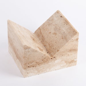 Travertine Bookstand, Marble Bookstand, Beige Travertine Book Holder ...