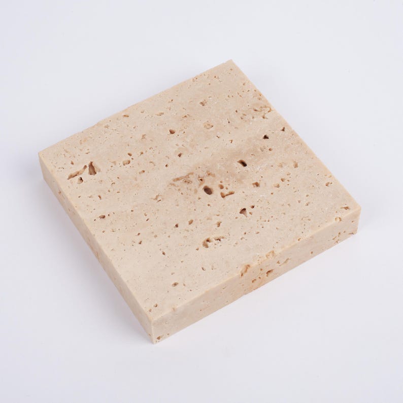 Travertine Rectangle Base, Stone Display, Travertine Base Marble ...