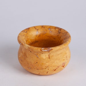 Natural Travertine Succulent Pot Brown-yellow-beige Marble, 3.5" - Etsy