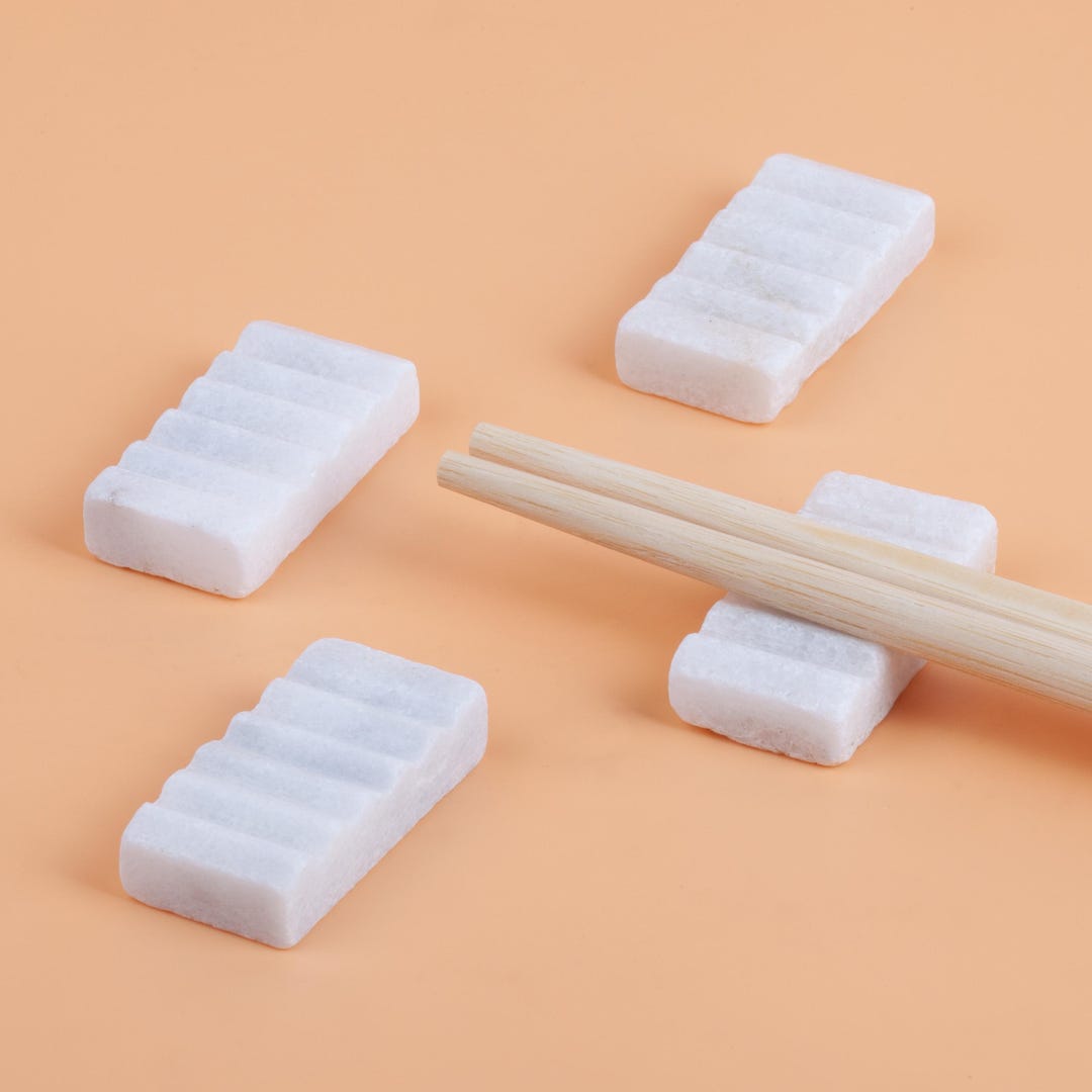 Marble Chopstick Rest, Travertine Chopstick Rest, Chopstick Rest, Asian ...
