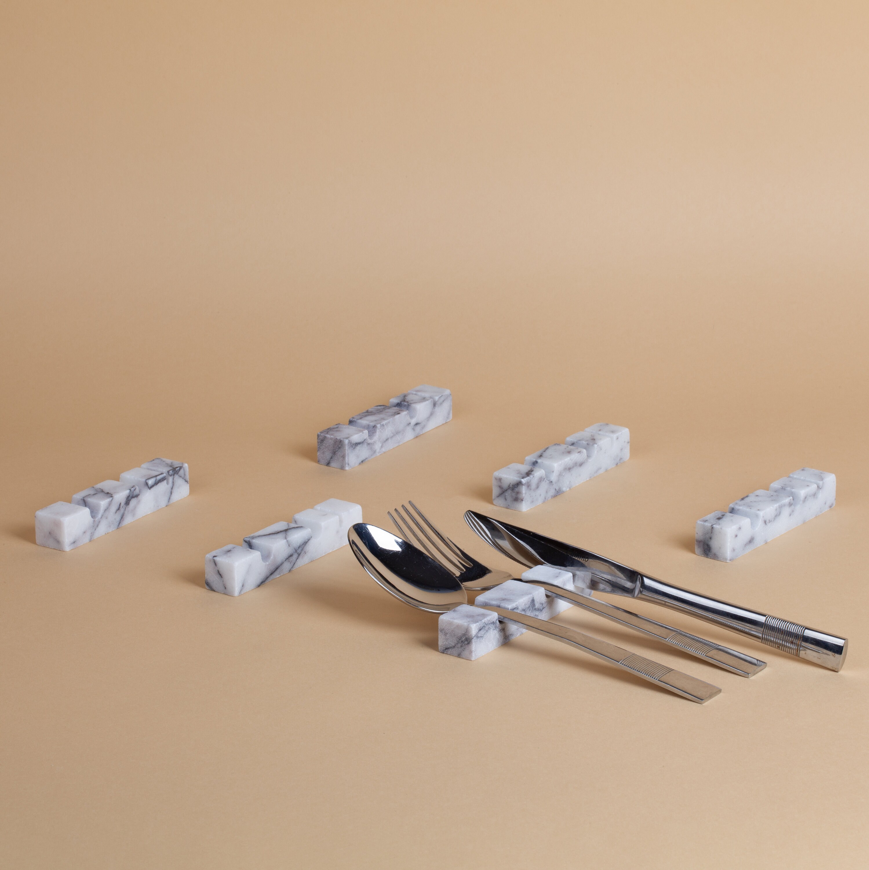 8pcs Marble Cutlery Rest / Chopstick Rest / Marble Cutlery Rest ...