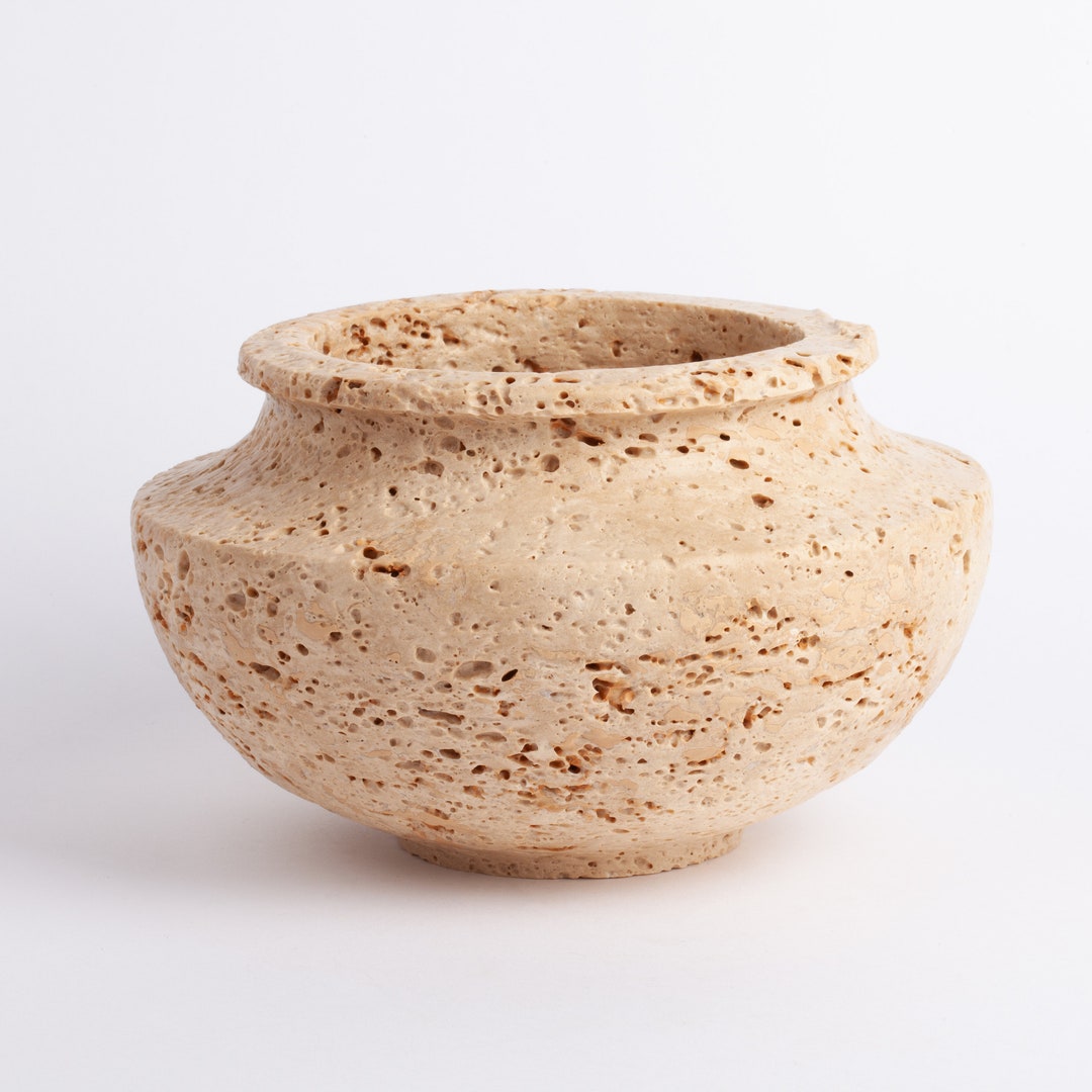 Travertine Vase, Home Decoration, Marble Decoration, Home Accessories ...