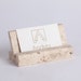 Travertine Card Holder, Marble Menu Holder, Jewelry Display, Name Tag ...