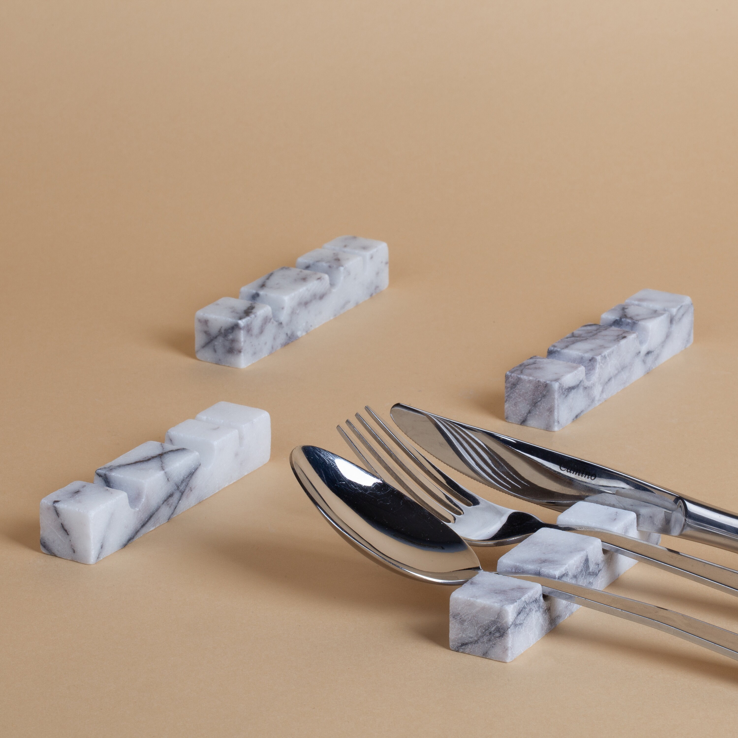 8pcs Marble Cutlery Rest / Chopstick Rest / Marble Cutlery Rest ...