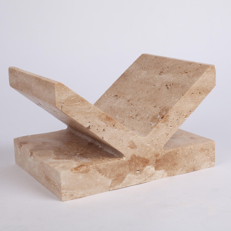 Beige Travertine Bookstand - Etsy