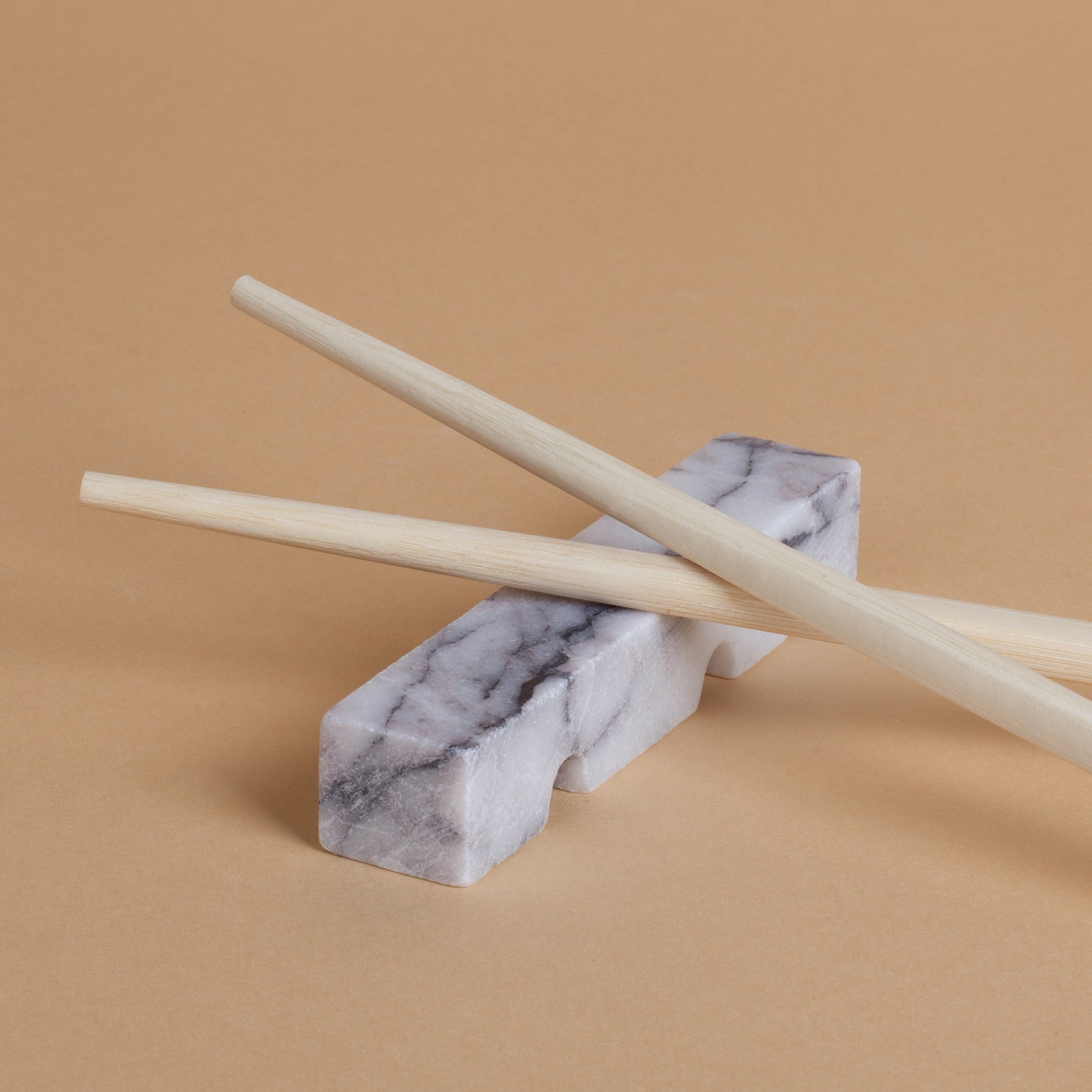 New York Marble Cutlery Rest Set 6pcs, Chopstick Rest, White Marble ...