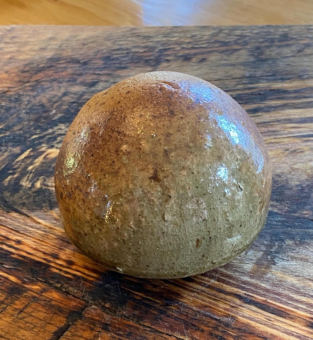 Wood-fired Stoneware Pottery Salt Shaker With Natural Ash Glaze - Etsy