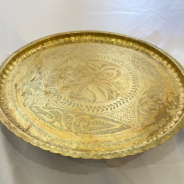 Antique Persian Tray - Etsy