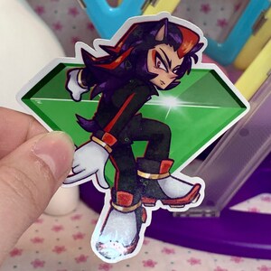 Sonic and Shadow STICKERS - Etsy