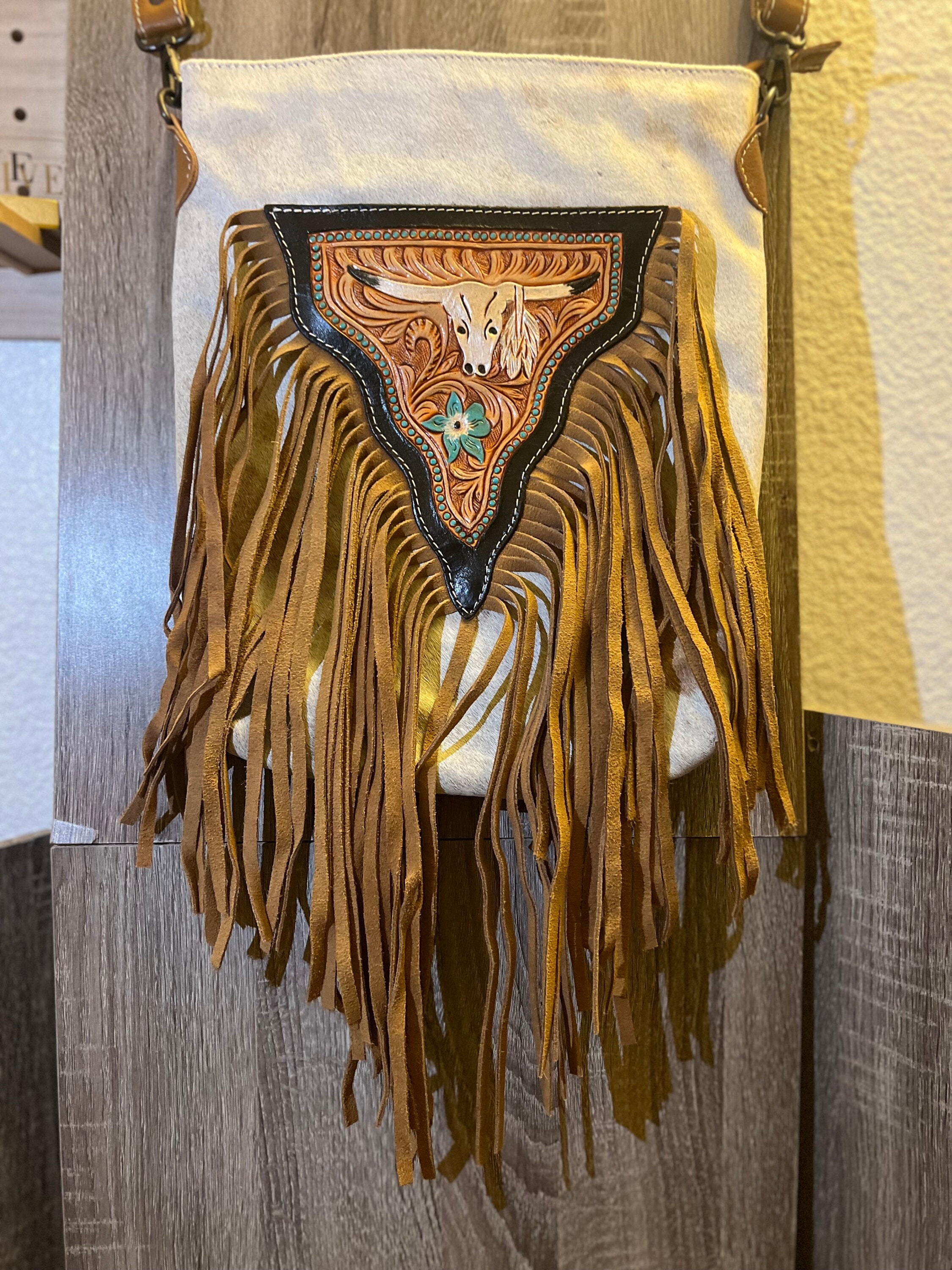 Buy The Boss Baddie X Western Baddie Exclusive Cowhide Fringe Western ...