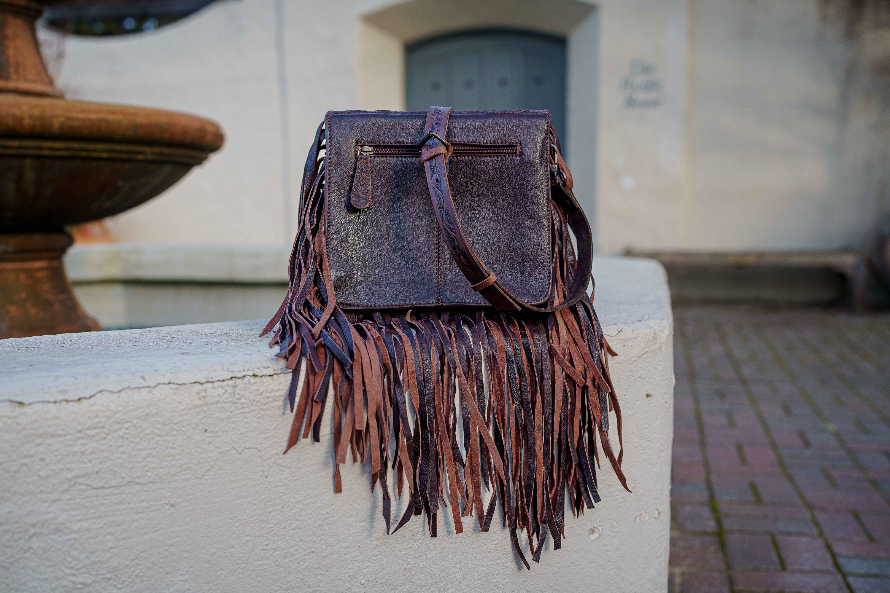 The Tennessee Brown X Western Baddie Exclusive Cowhide Fringe Western ...