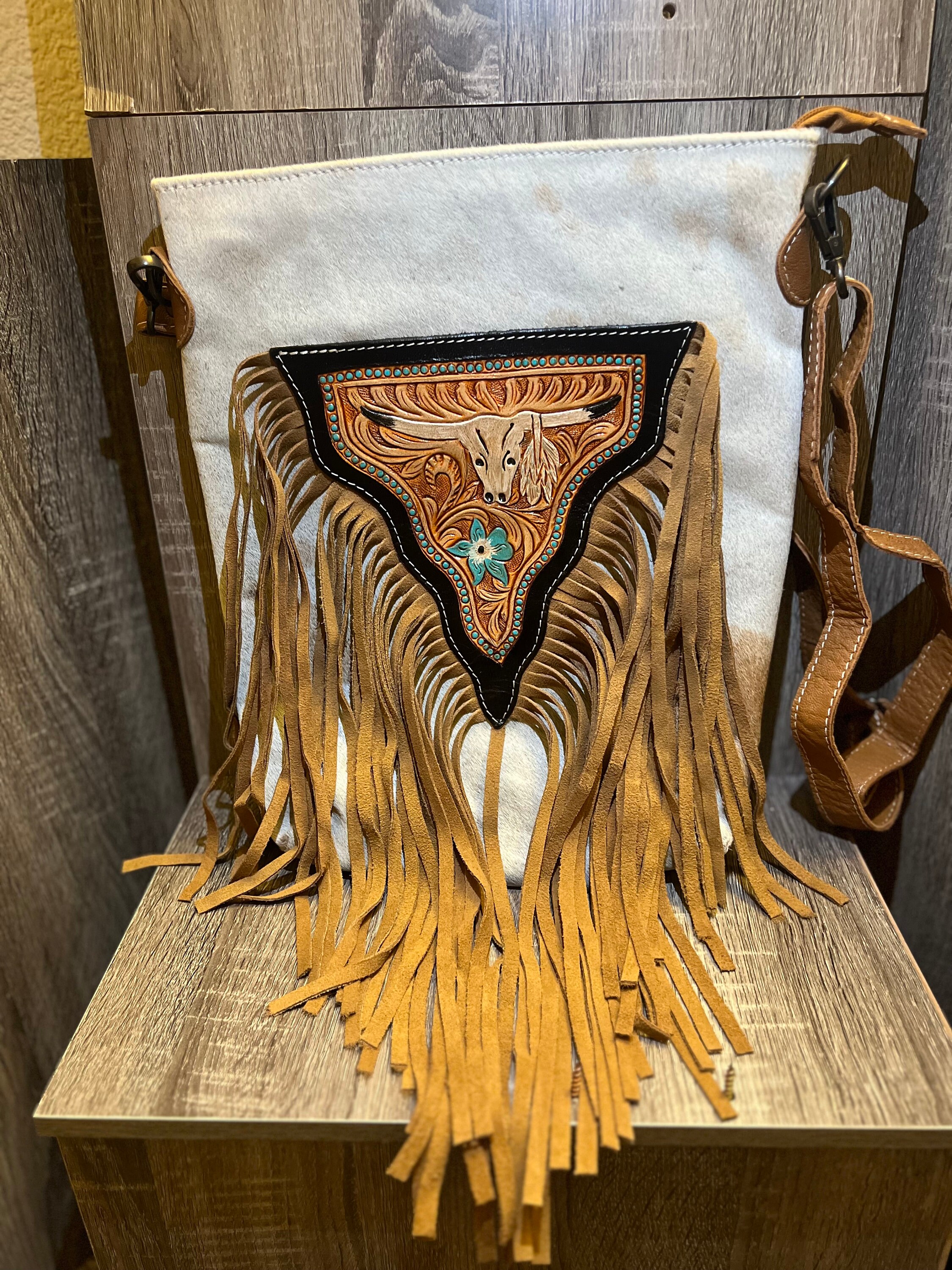 Buy The Boss Baddie X Western Baddie Exclusive Cowhide Fringe Western ...