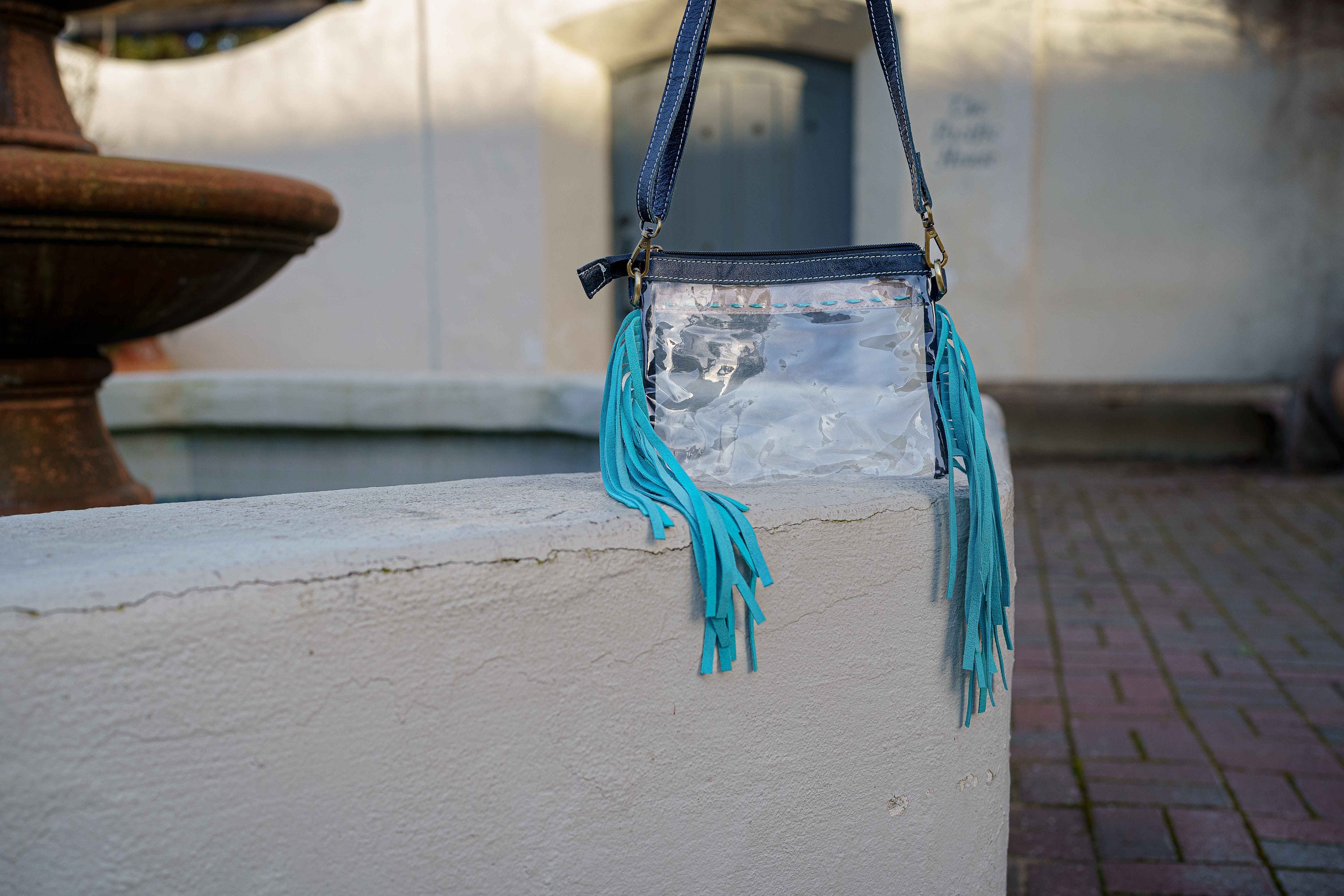 Western Clear Crossbody Purse - Stadium Approved - Etsy
