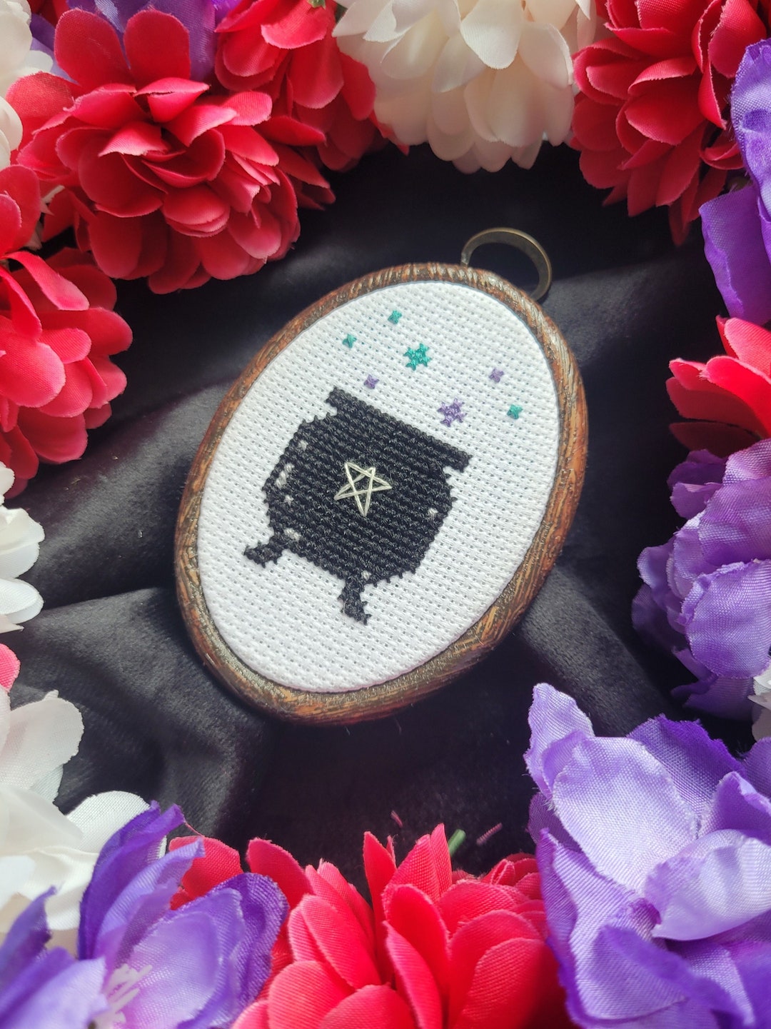 Cauldron - Cross Stitch PDF Pattern - Halloween, Spooky, Gothic, Hocus ...