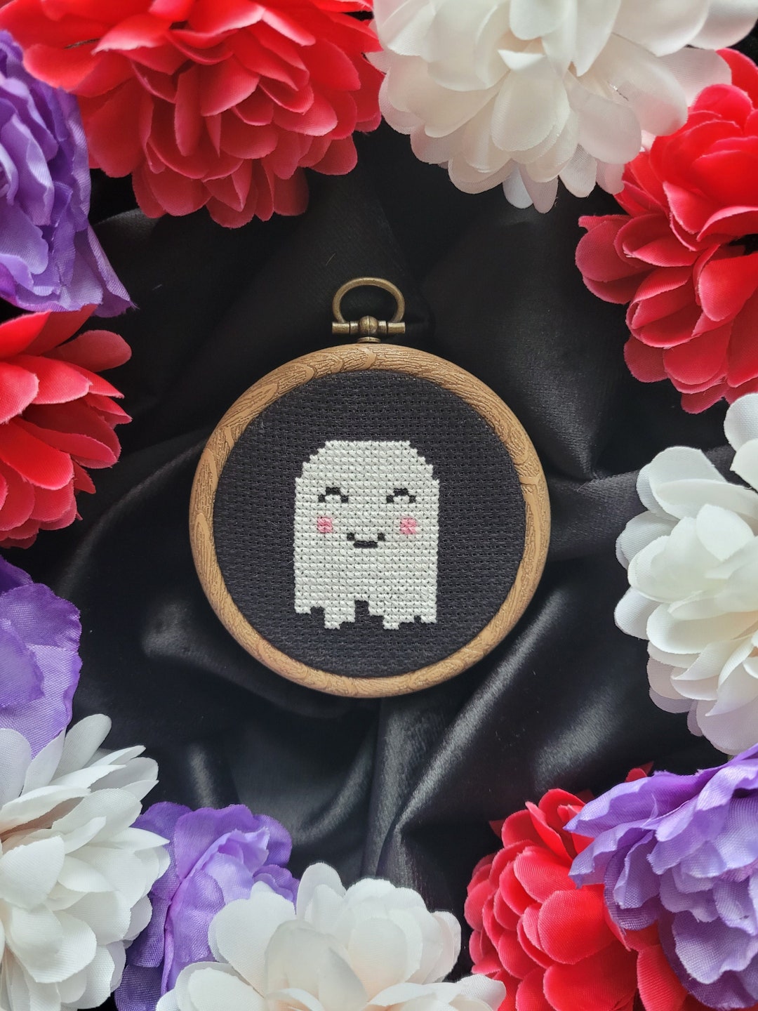 Ghost - Cross Stitch PDF Pattern - Halloween, Spooky, Gothic, Cute ...