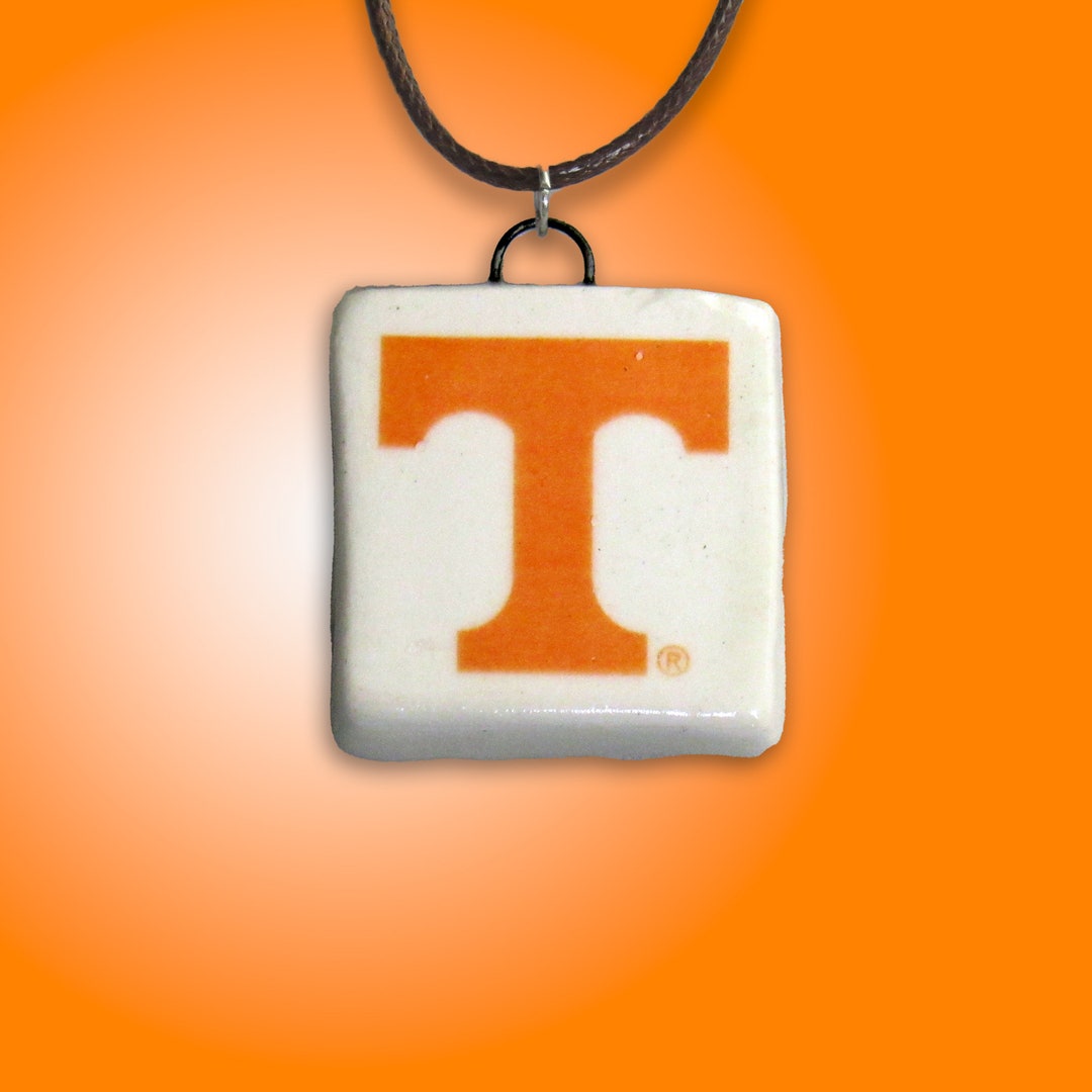 TN Vols Power T on Square Handcrafted Ceramic Necklace - Etsy