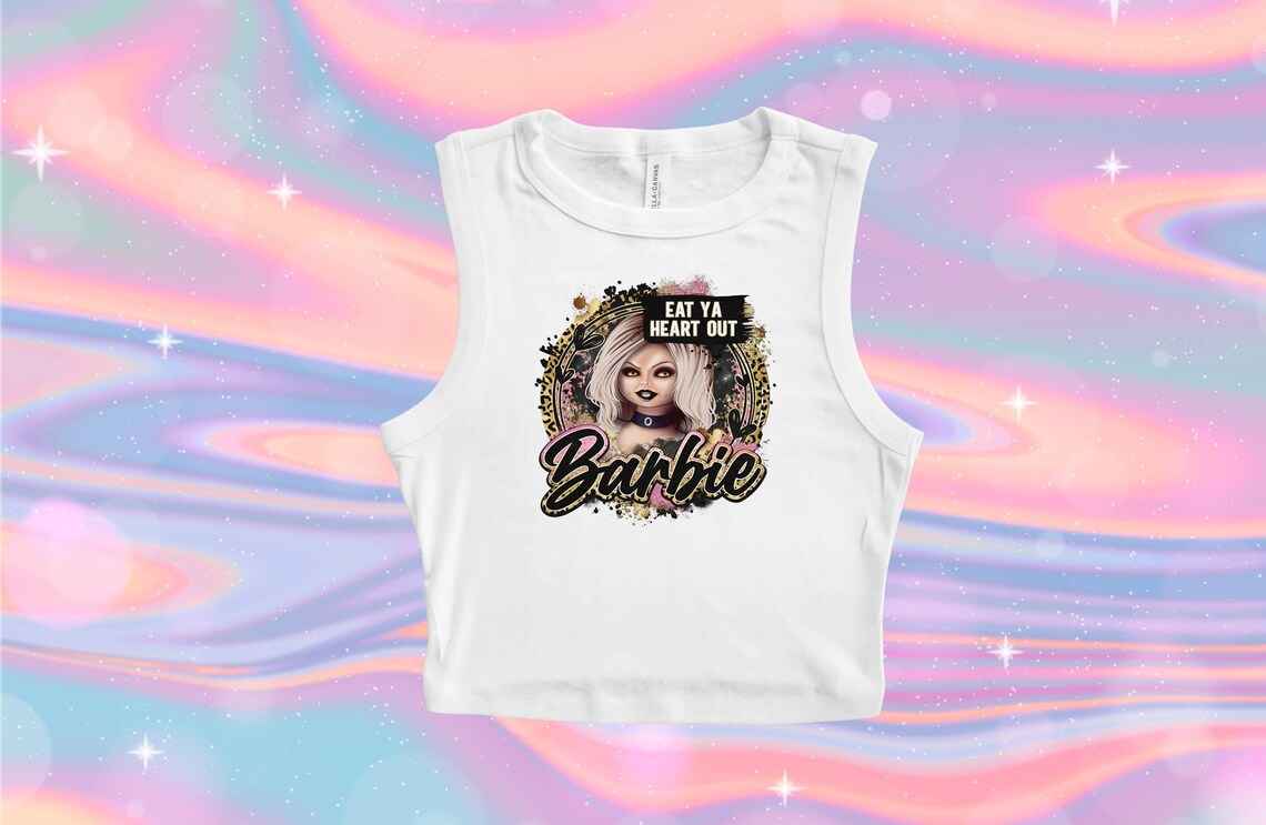 Bride of Chucky Crop Tank, Chucky Baby Tee Set, Tiffany Horror, Scary ...