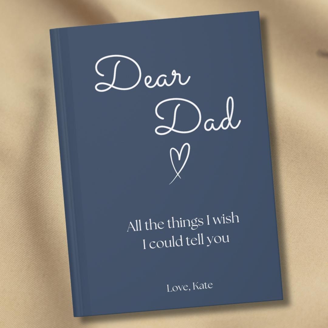 Dad Remembrance, Dad in Heaven, Letters to My Dad, Sympathy Gift for ...
