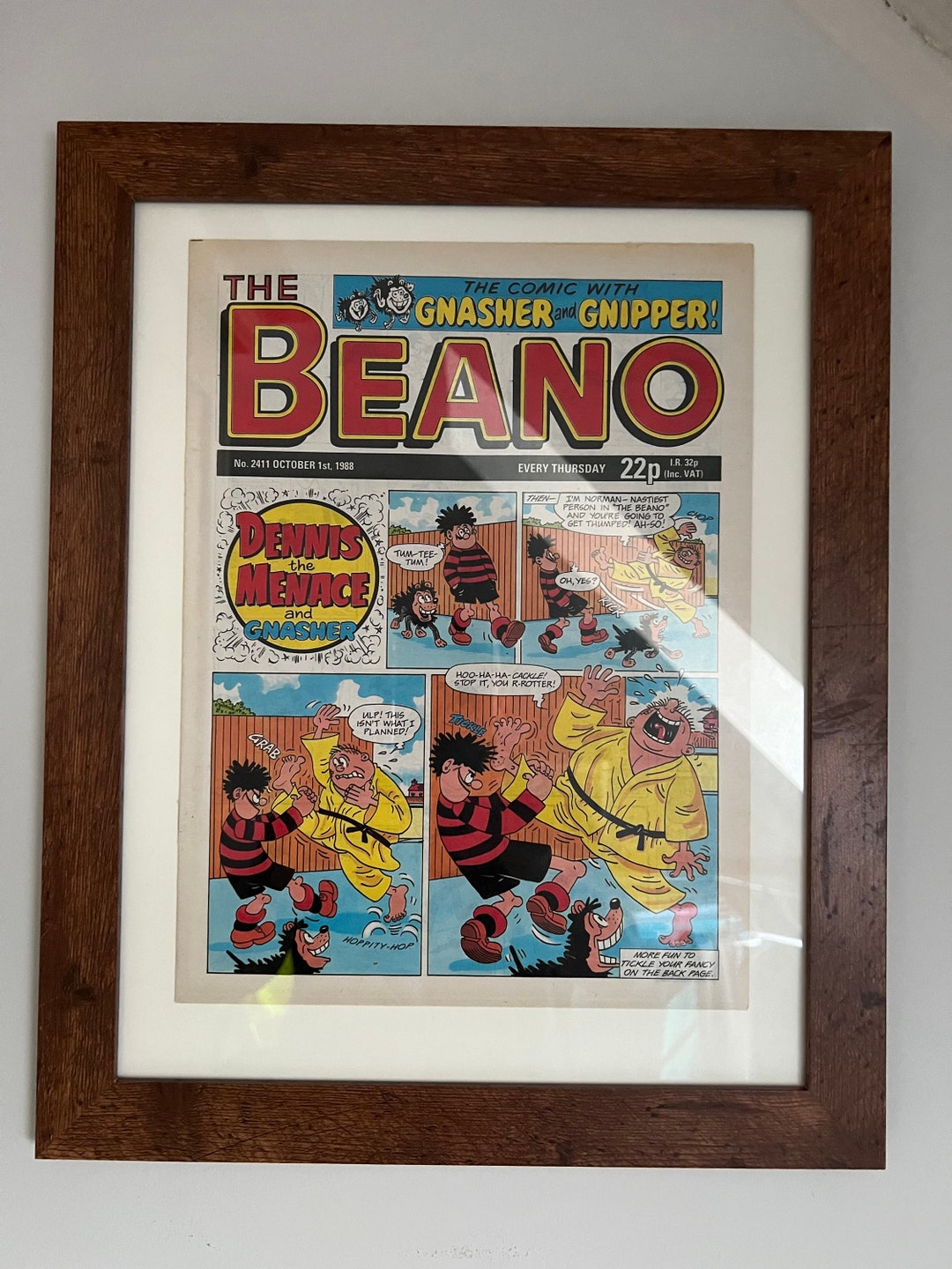 Original Beano Comic Art Pictures With Frame - Etsy