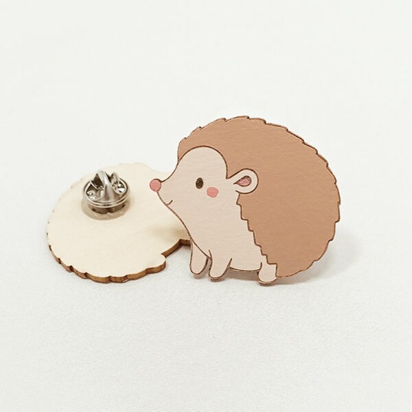 Hedgehog Pin - Etsy