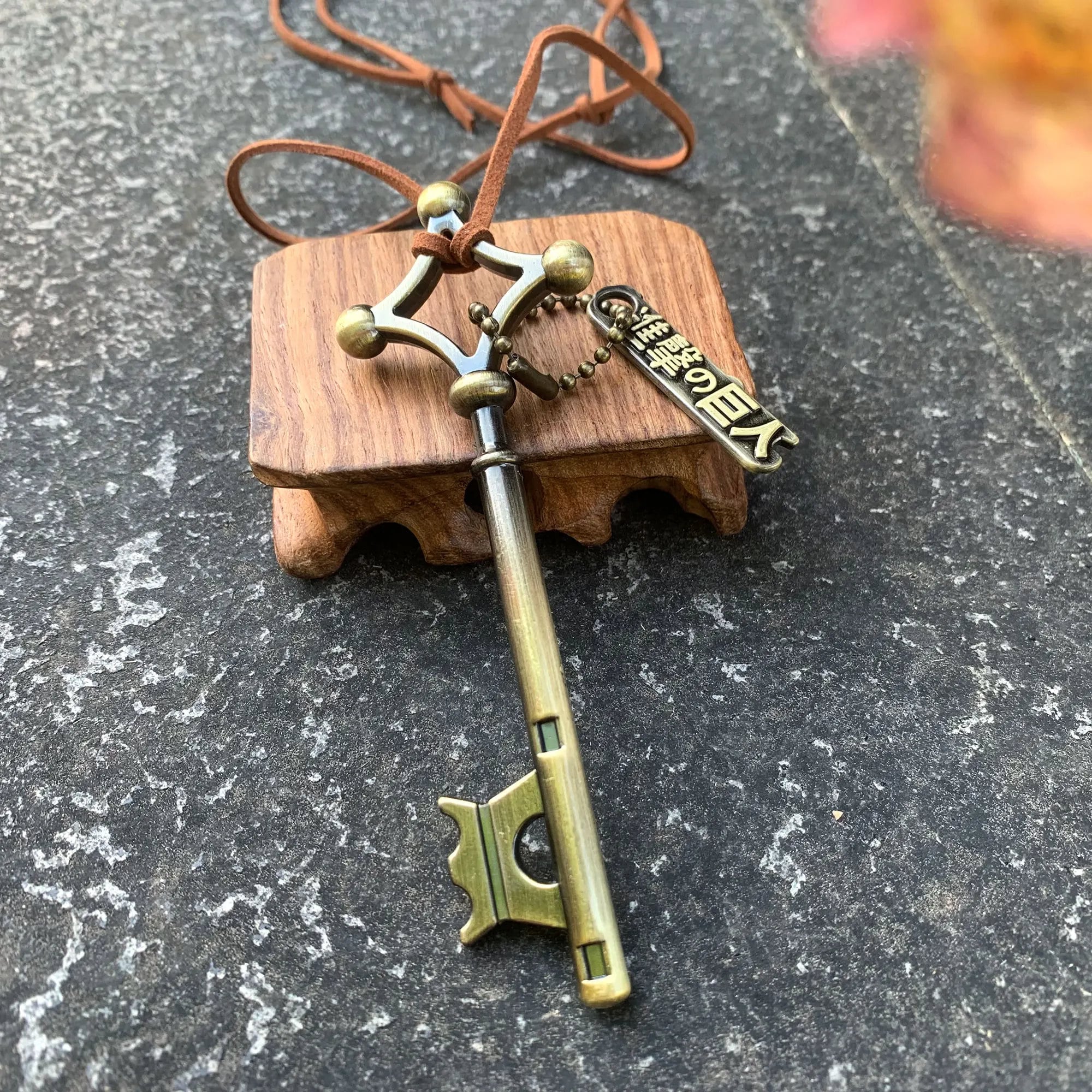AOT Anime Key Necklace Eren Jaeger Basement Key Anime Pendant - Etsy