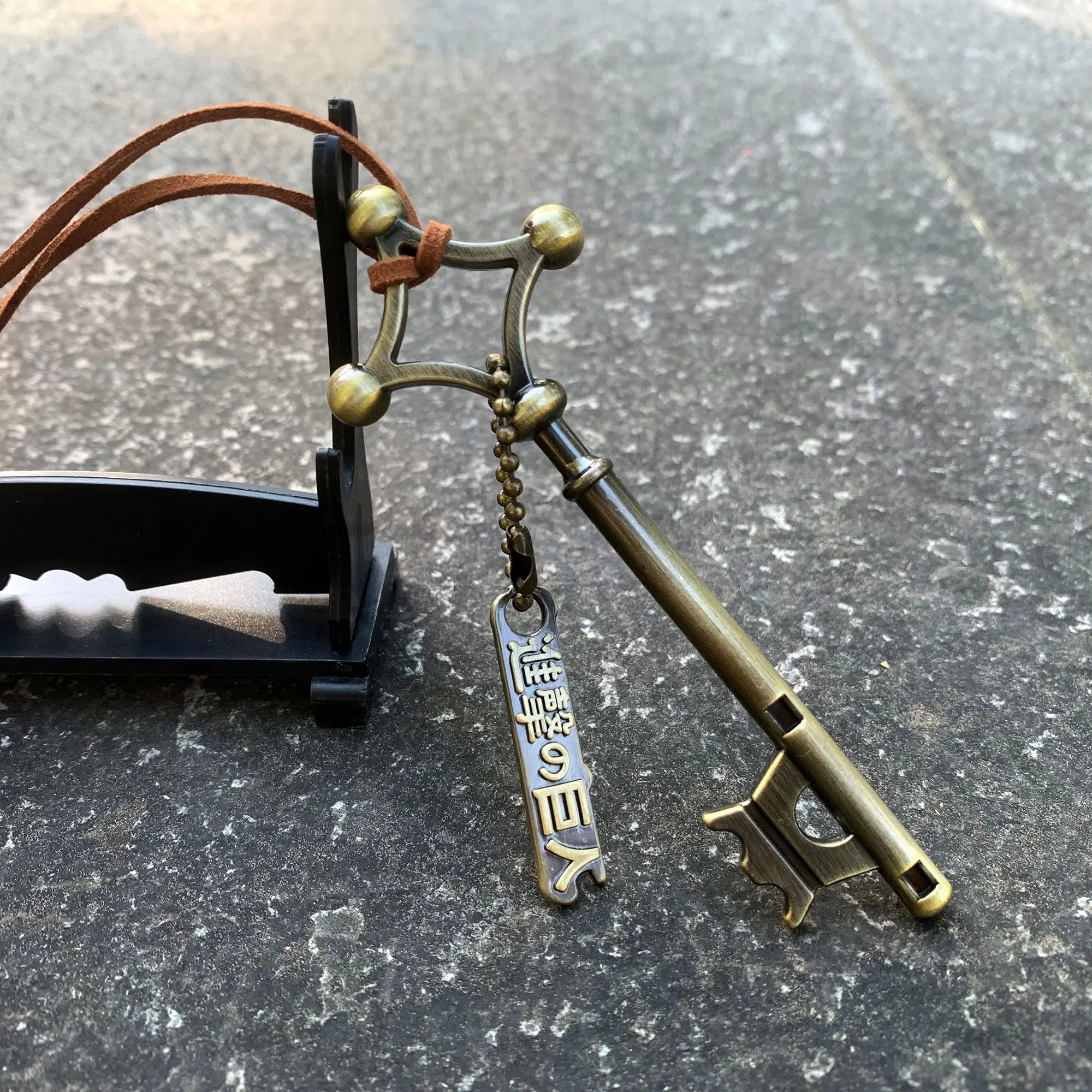 AOT Anime Key Necklace Eren Jaeger Basement Key Anime Pendant - Etsy