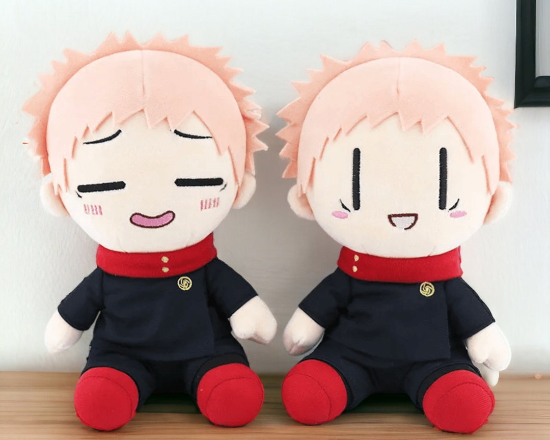 Jujutsu Kaisen Inspired Plush, Yuji Itadori Inspired, Anime Plush, Soft ...