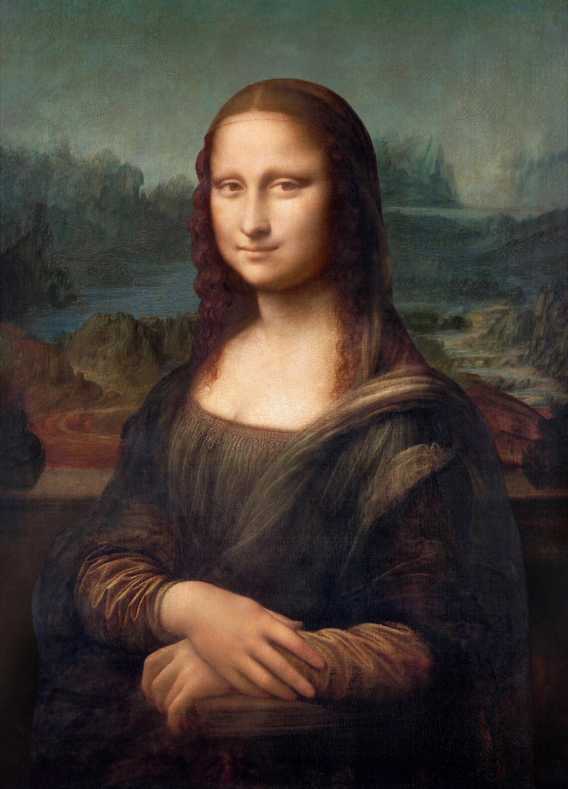 Leonardo Da Vinci's Portrait of Mona Lisa Del Giocondo 1506 Premium and ...