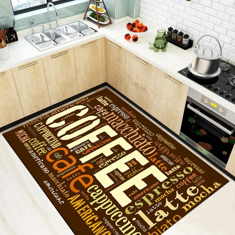 Coffee Kitchen Rug - Etsy