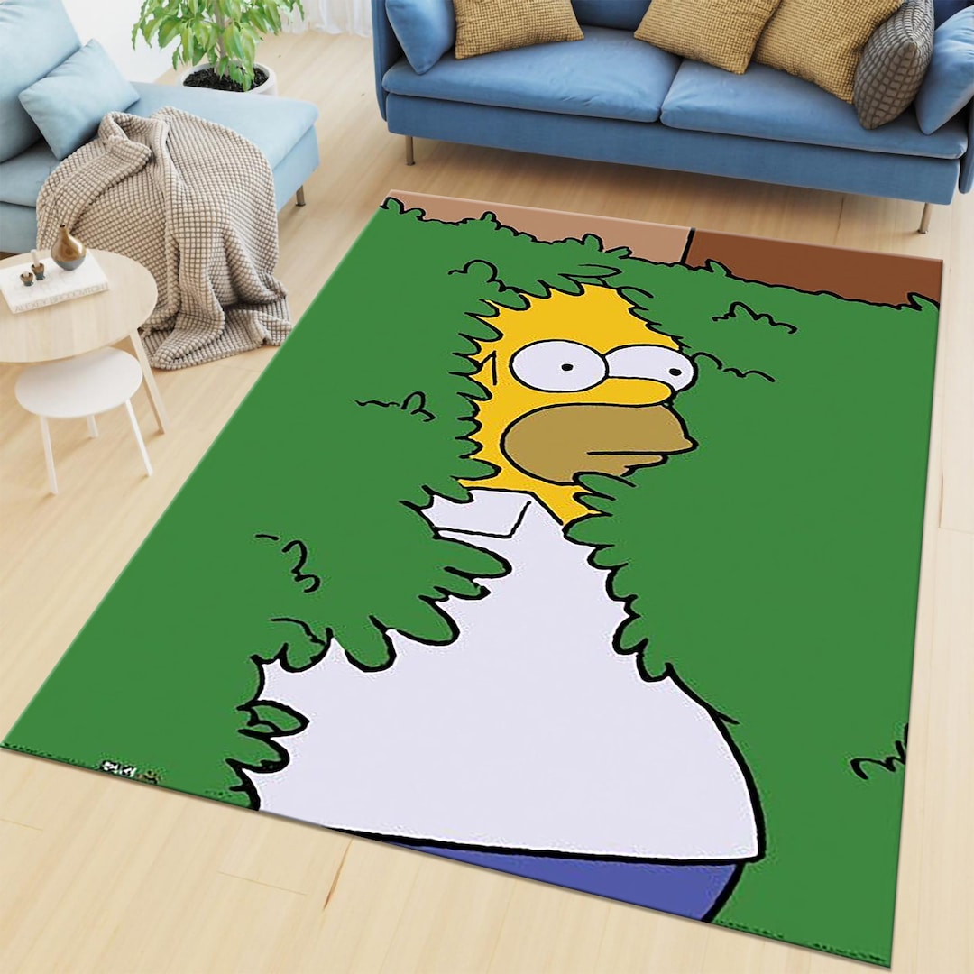 Simpsons Rug,artwork Themed Rug,custom Rug,popular TV Rug,simpsons ...