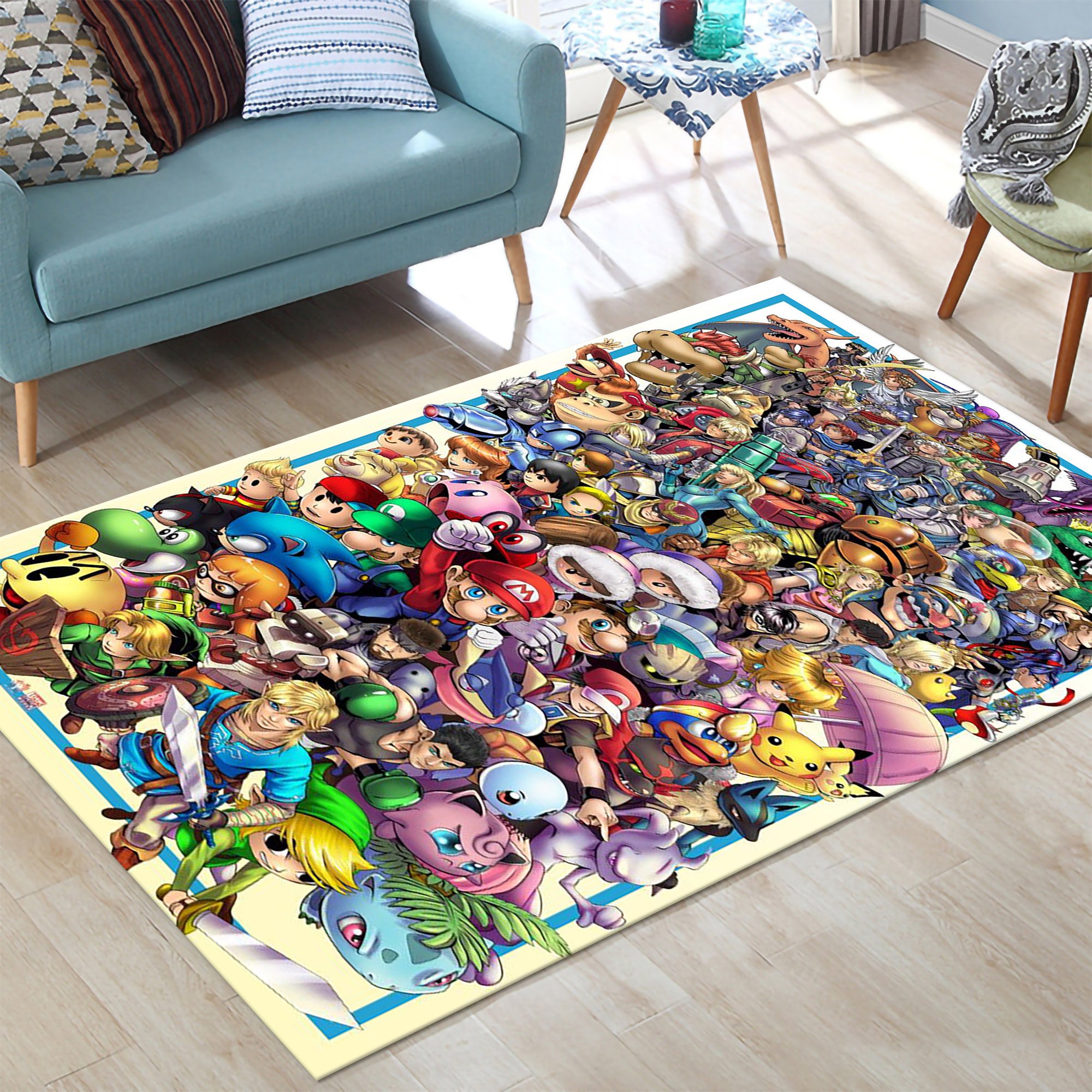 Super Heroes Rug, Super Mario, Avenger Rug, Colorful Rug, Kids Room Rug ...