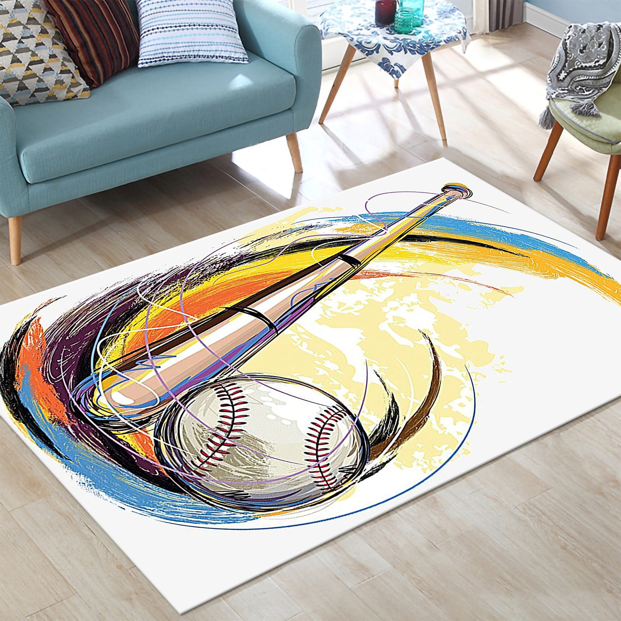 Baseball Rug,sport Rug,team Rug,team Logo Rug,logo Rug,team Theme Rug ...