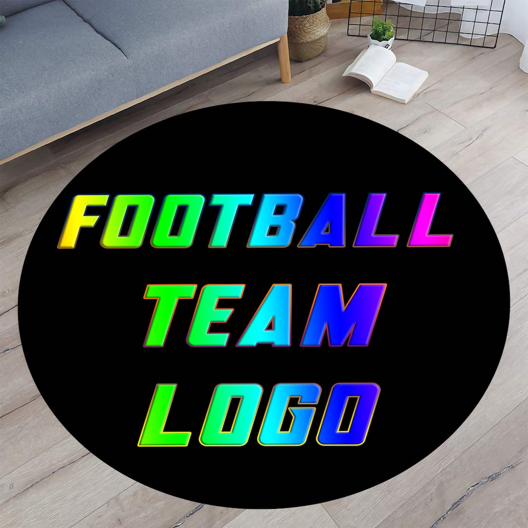 Football Fans, Custom Rug, Personalized Rug, Football Rug, Sports Rug ...