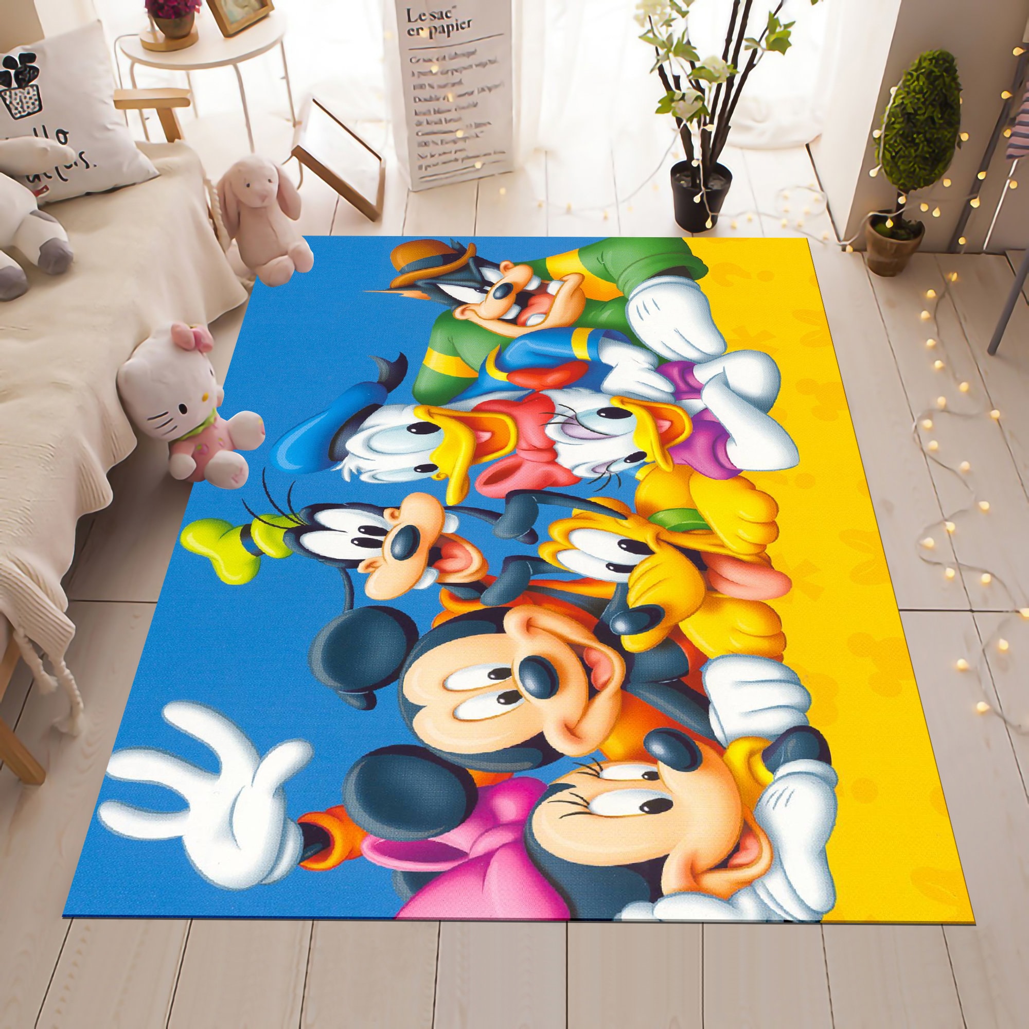 Mickey Mouse Rug,minnie Mouse Rug,donald Duck Rug,cute Rug,kids Room ...