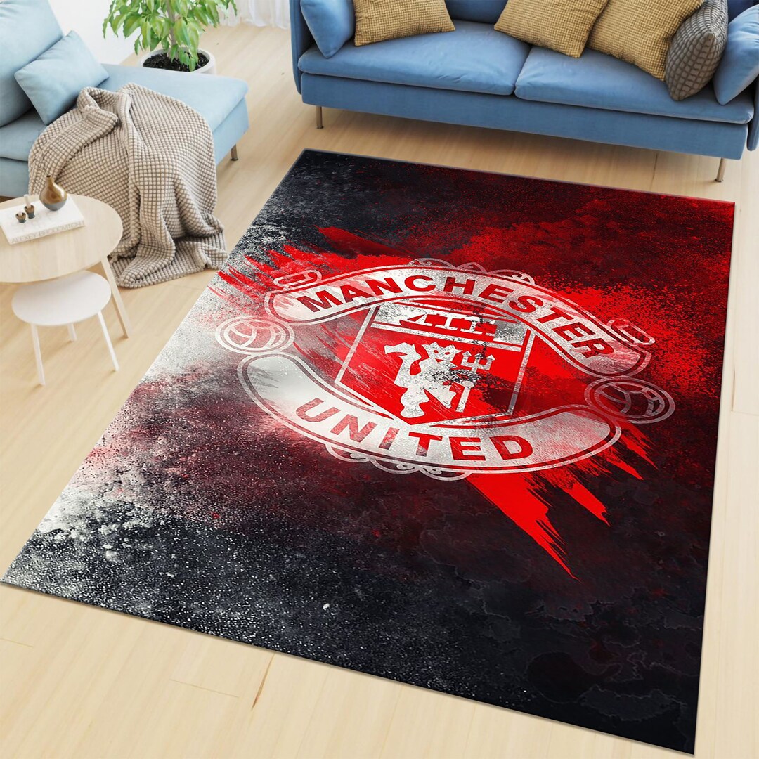 Manchester United Rugmanchester United champions League - Etsy