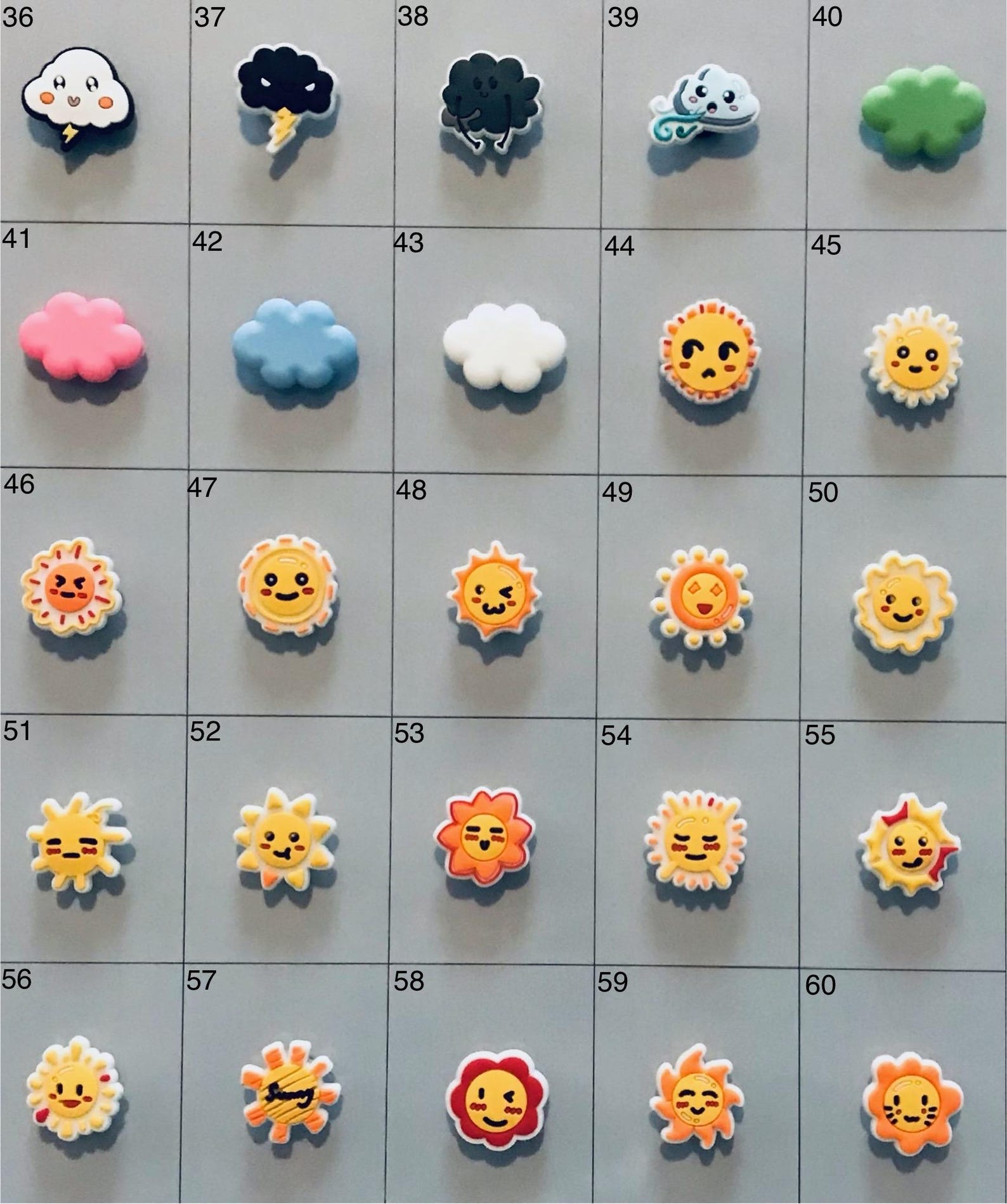 Clouds Sun Storm Weather Tornado Shoe Charm - Etsy